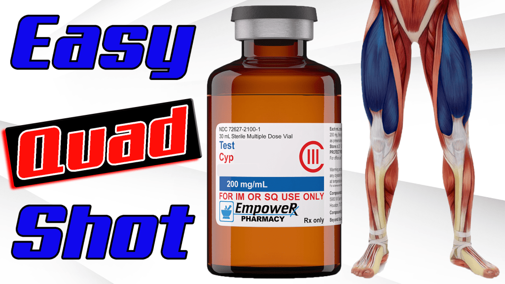 Easy TRT Quad Injection | Live Demo | Testosterone Replacement Therapy ...